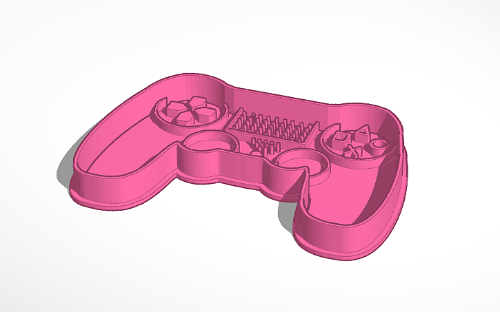 3D design Joystick PS - Tinkercad