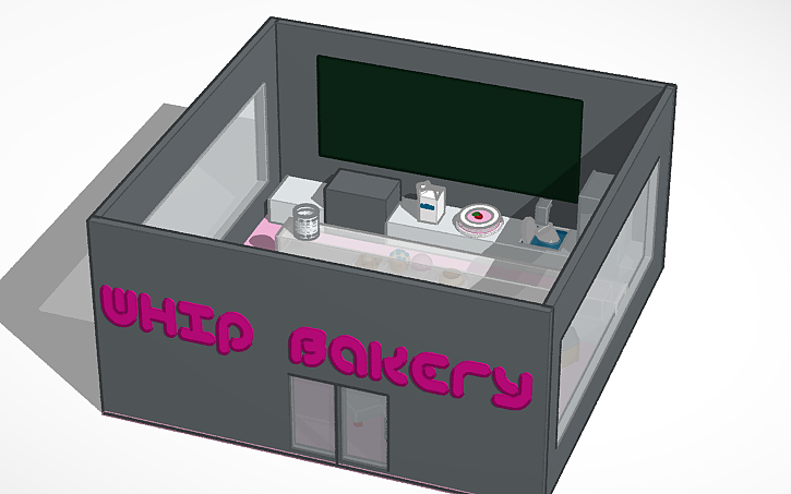 3D design Bakery - Tinkercad