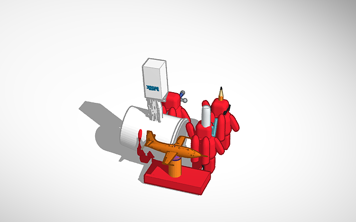 3D design astronauts fun - Tinkercad