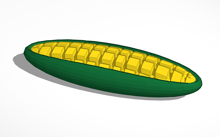 3D design CORN 3D MODEL (Biotechnology Project) - Tinkercad