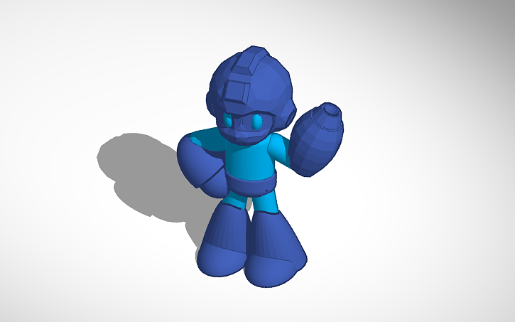 3D design Megaman - Tinkercad