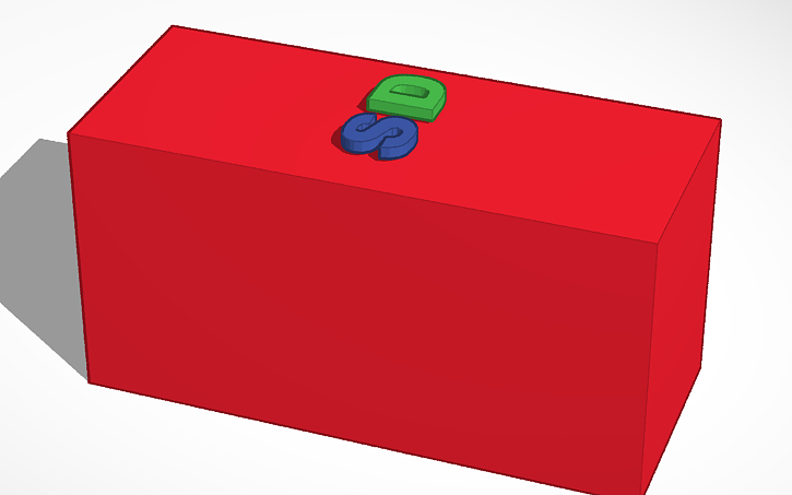 3D design sd card holder - Tinkercad