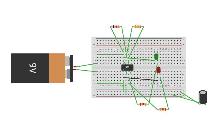 Circuit design Railroad - Tinkercad