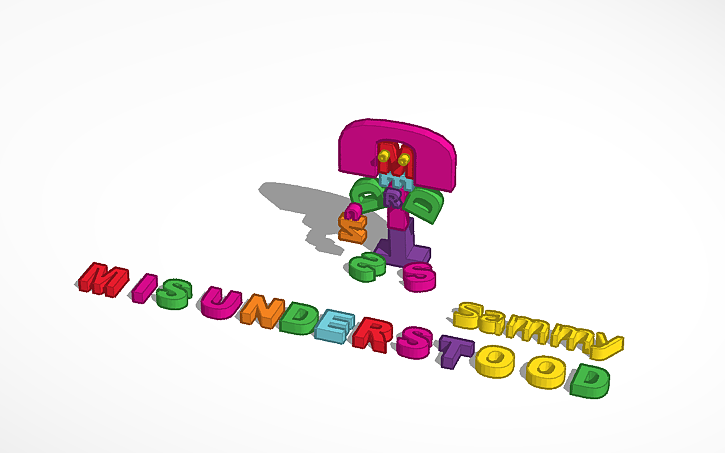 3D design Sammy - Miss Understanding | Tinkercad