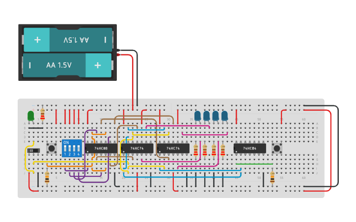 Circuit design RAM | Tinkercad