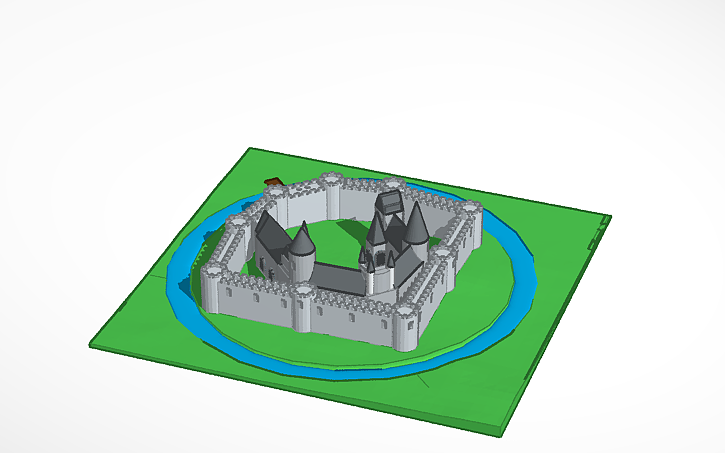 3D design Castle Project | Tinkercad