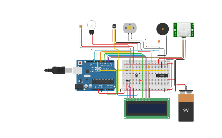 Circuit design Unidad 3 Actividad 10 M5S1 - Tinkercad Circuit design Unidad 3 Actividad 10 M5S1 - Tinkercad