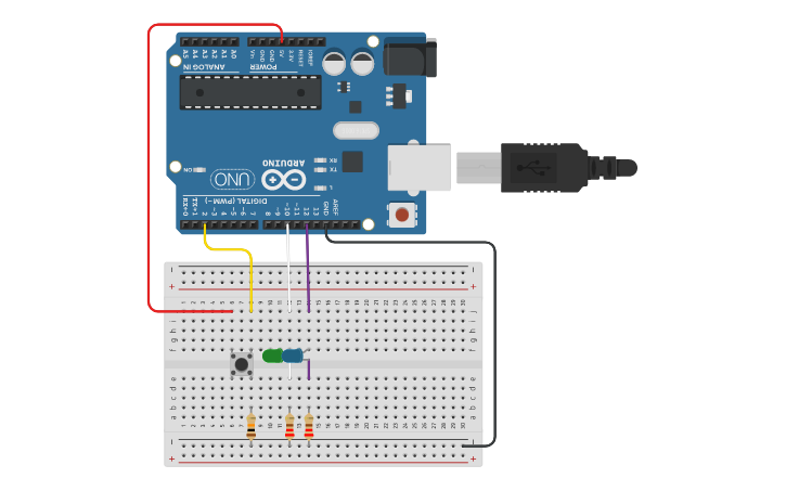 Circuit design controlar el encendido y apagado con un ciclo for ...