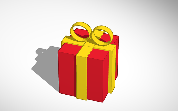 3D design Christmas gift - Tinkercad