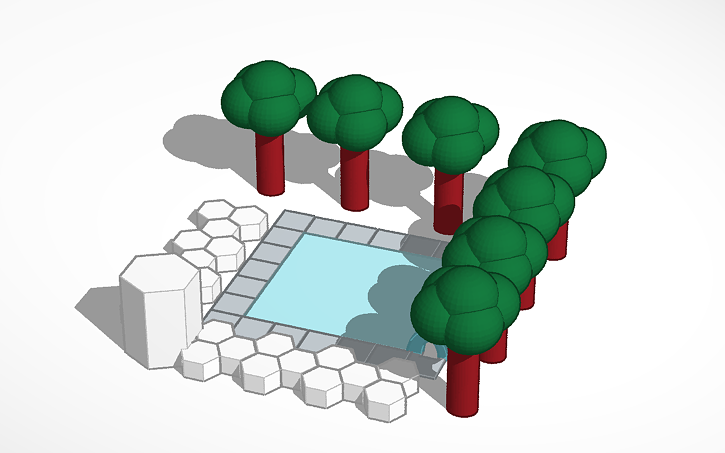 3D design nishtha's swimming pool - Tinkercad