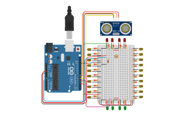 Circuit Design Ejercicio 2 Tinkercad