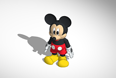 3D design Walt Disney - Mickey Mouse | Tinkercad