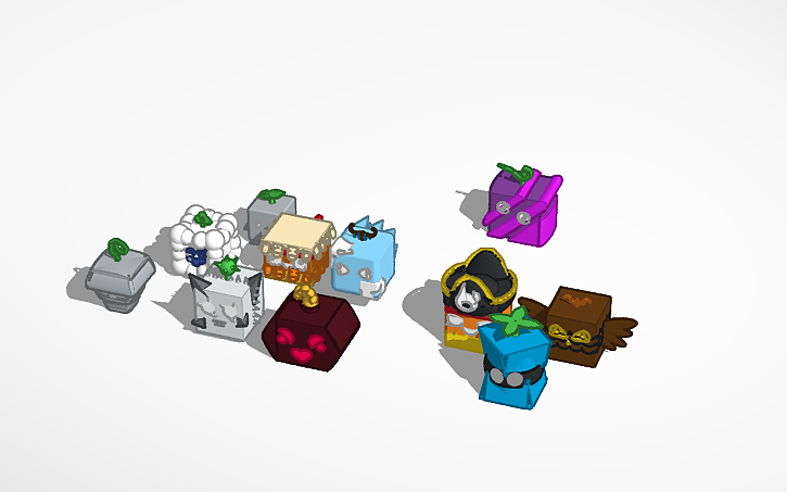 3D design BLOX FRUITS - Tinkercad