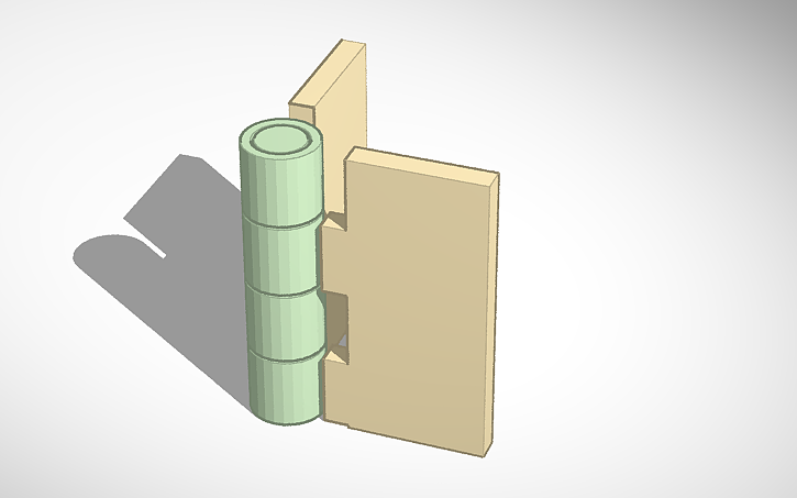3D design Mini Door Hinge | Tinkercad
