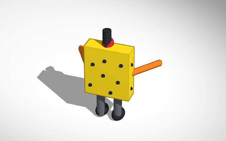 3D design Scuffted BOb sqaure Pants | Tinkercad