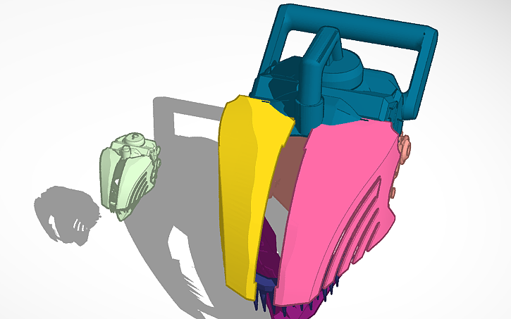 3d Design Instructables Chainsaw Man Tinkercad