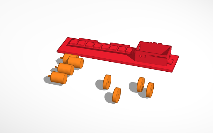 3D design RC car - Tinkercad