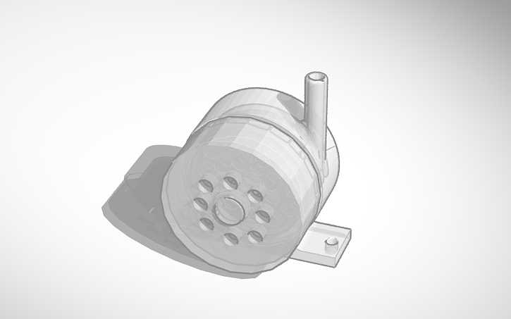 3D design Tesla Turbine - Tinkercad