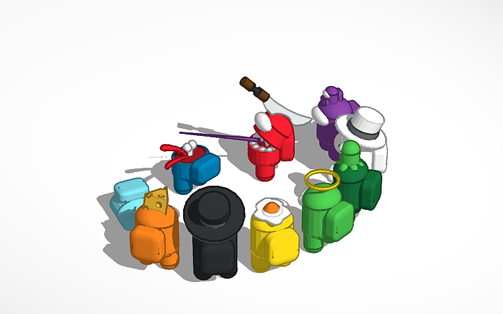 3D design Among us | Tinkercad