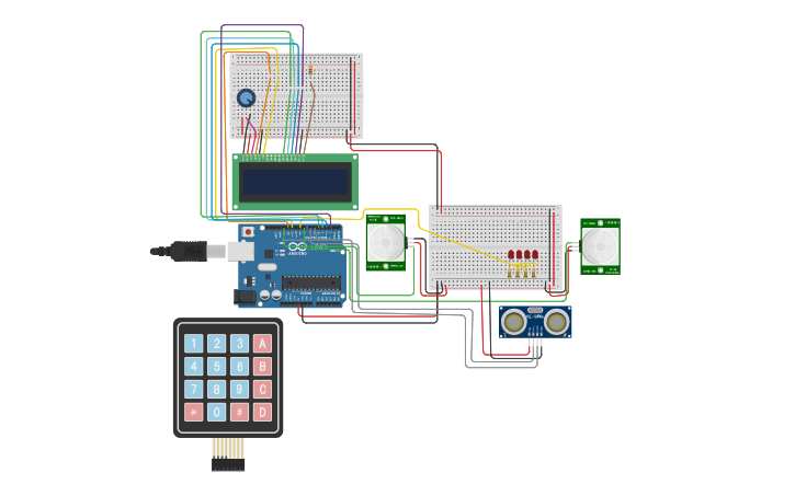 Circuit design Copy of ACCESS FINAL - Tinkercad