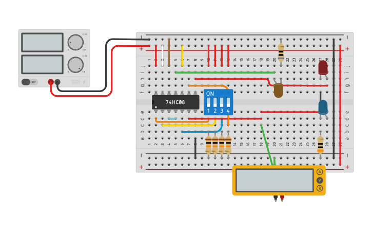 Circuit design IC and intro1 | Tinkercad