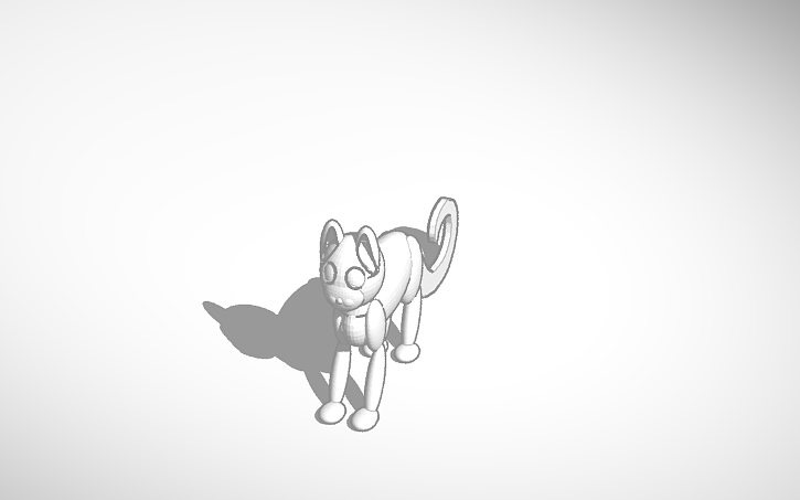 3D design Cat - Tinkercad