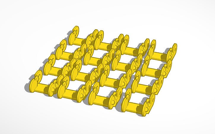 3D design Cable chain links_16 | Tinkercad
