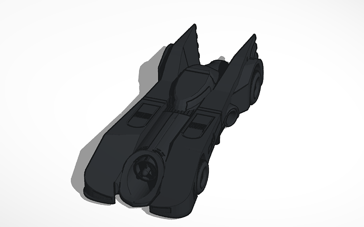 3D design The Bat mobile - Tinkercad
