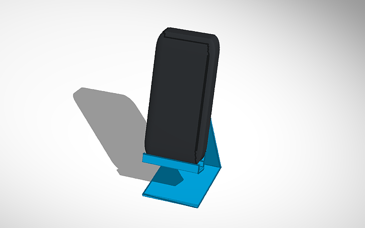 3D design phone stand - Tinkercad