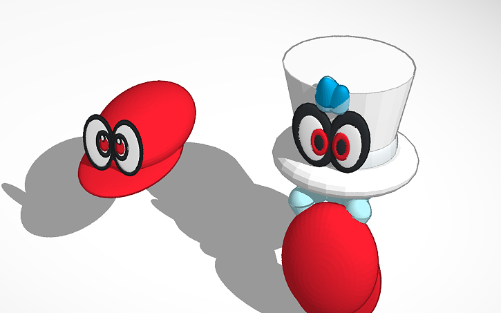 3D design Cappy - Super Mario Odyssey - Tinkercad