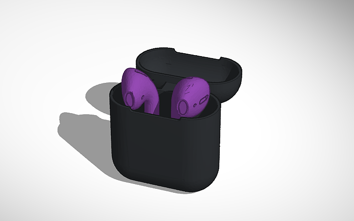 3D design Custom Air Pods | Tinkercad