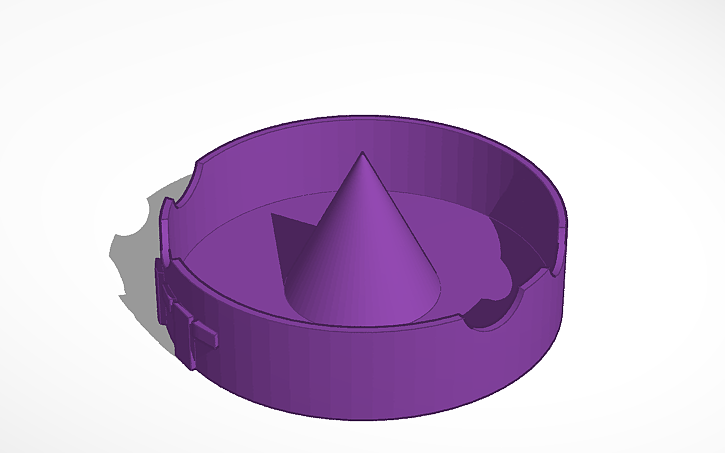3d Design Ash Tray Tinkercad