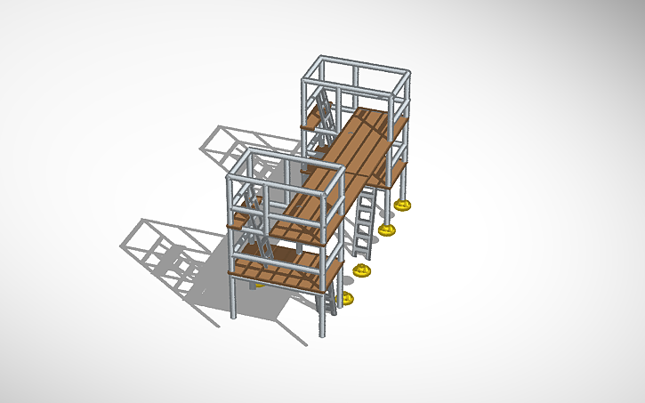 3D design Scaffolding Design - Tinkercad