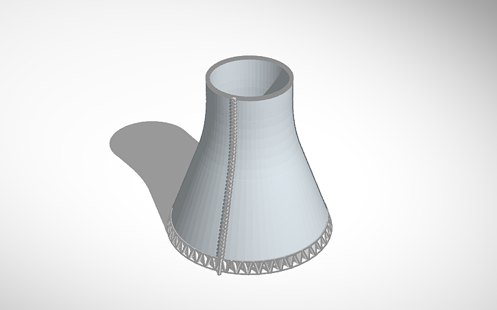 3D design Cooling Tower - Tinkercad