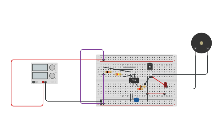Circuit Design Continuity Tester Tinkercad