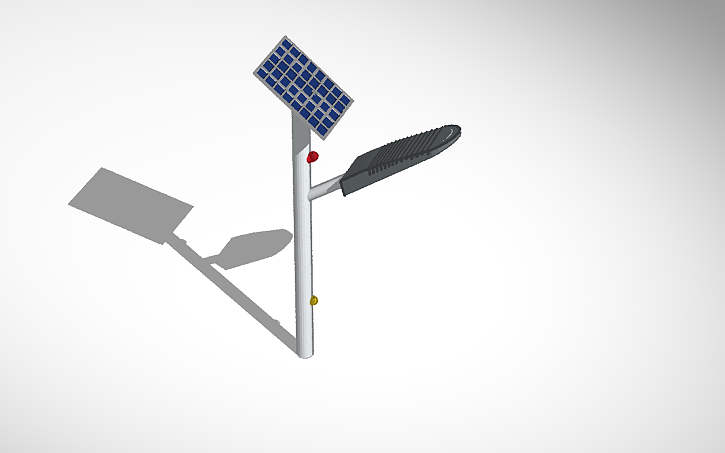 3D design Street light - Tinkercad
