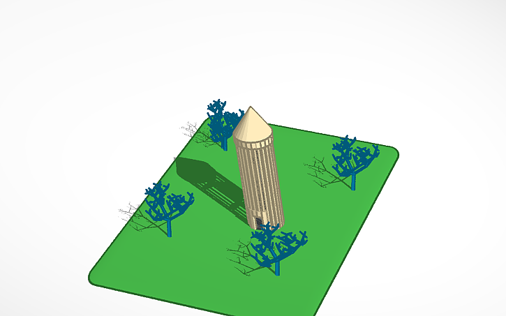 3D design leaning tower of pisa BY: Leo Sicolo | Tinkercad