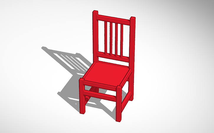 3D design Chair - Tinkercad