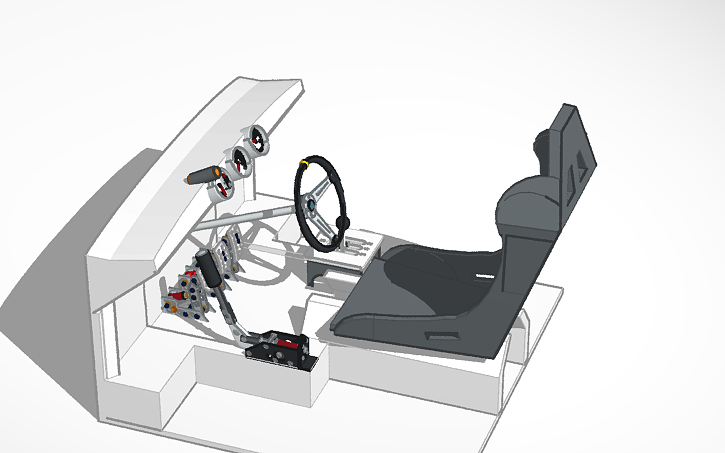 3D design Vehicle interior - Tinkercad