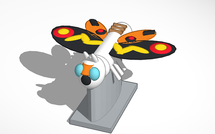 3D design Mothra - Tinkercad