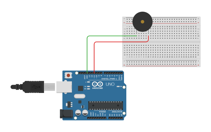 Circuit design melody song - Tinkercad