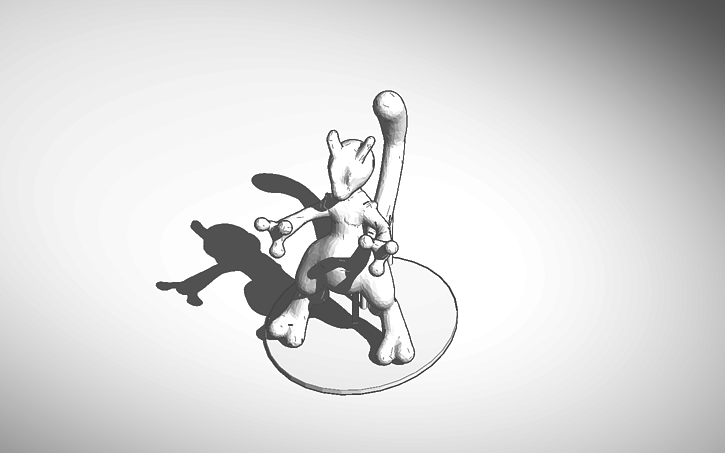 3D design 150 Mewtwo | Tinkercad