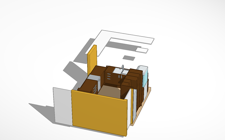 3D design Kitchen - Tinkercad