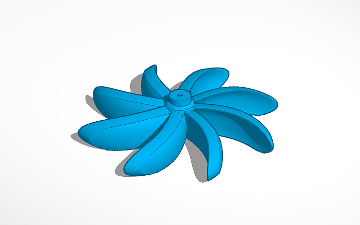 3D design Copy of water turbine - Tinkercad