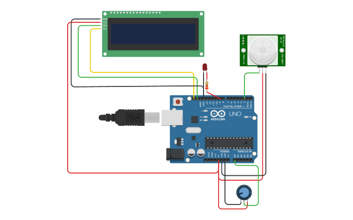 Circuit design Bouton poussoir Boigne | Tinkercad