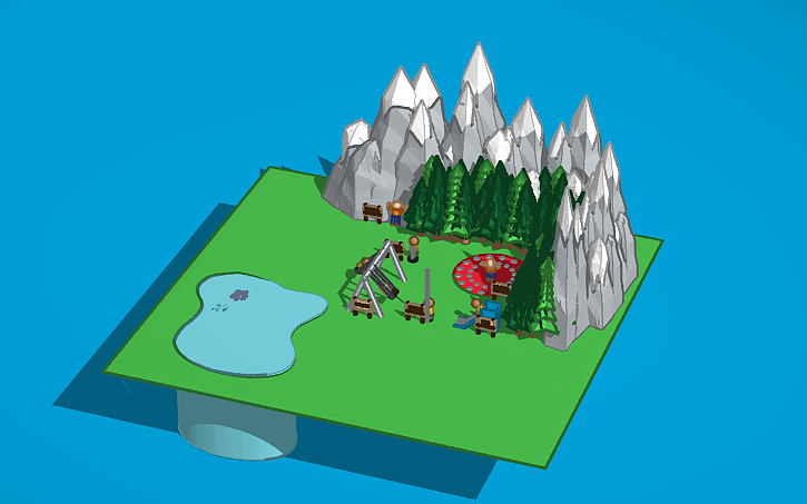 3D design Fun Park - Tinkercad