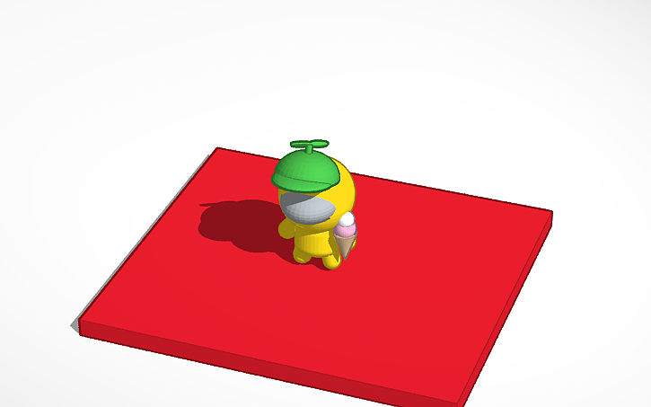 3D design This is Bobby from AMONG US | Tinkercad