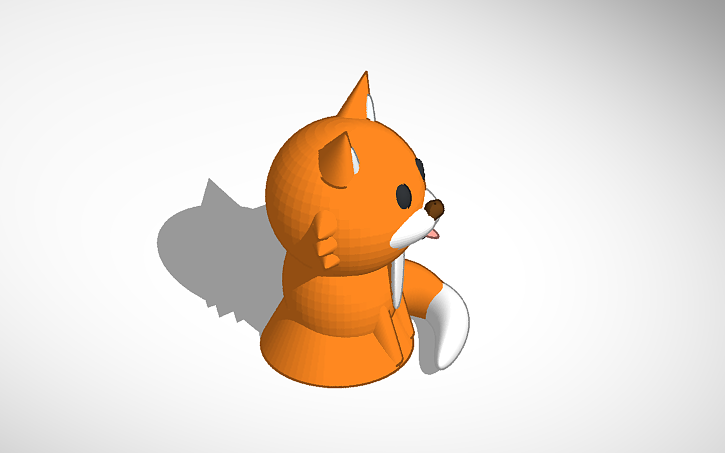 3D design Fox - Tinkercad