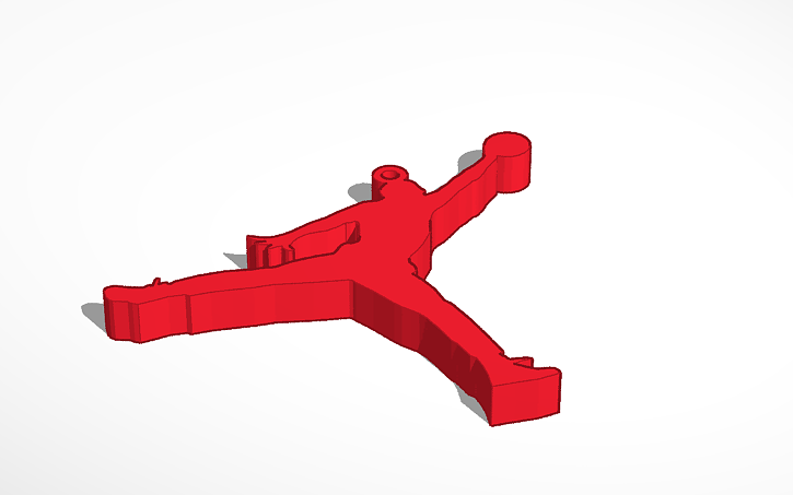 3D design Jordan key chain - Tinkercad