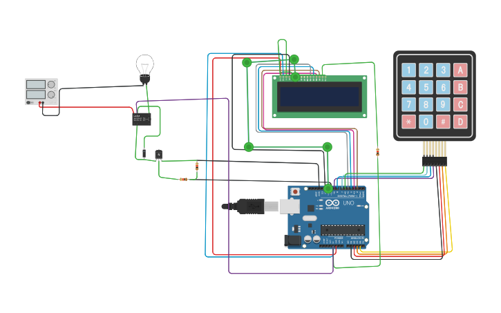 Circuit design PASSWORD BASED CKT BREAKER USING AURDINO (RAJVEER ...